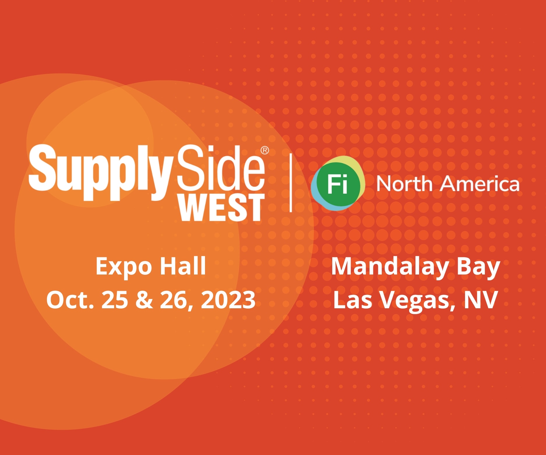 SupplySide West & F.I. North America 2023: passa a trovarci!